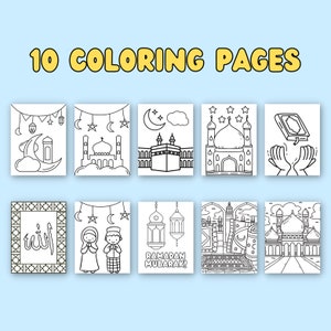 Ramadan Activity Book, Ramadan Coloring Page, Ramadan Crafts Kids ...