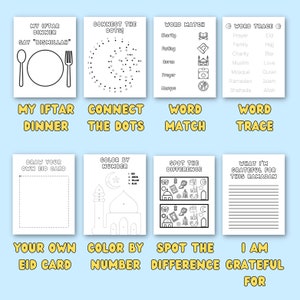 Ramadan Activity Book, Ramadan Coloring Page, Ramadan Crafts Kids ...
