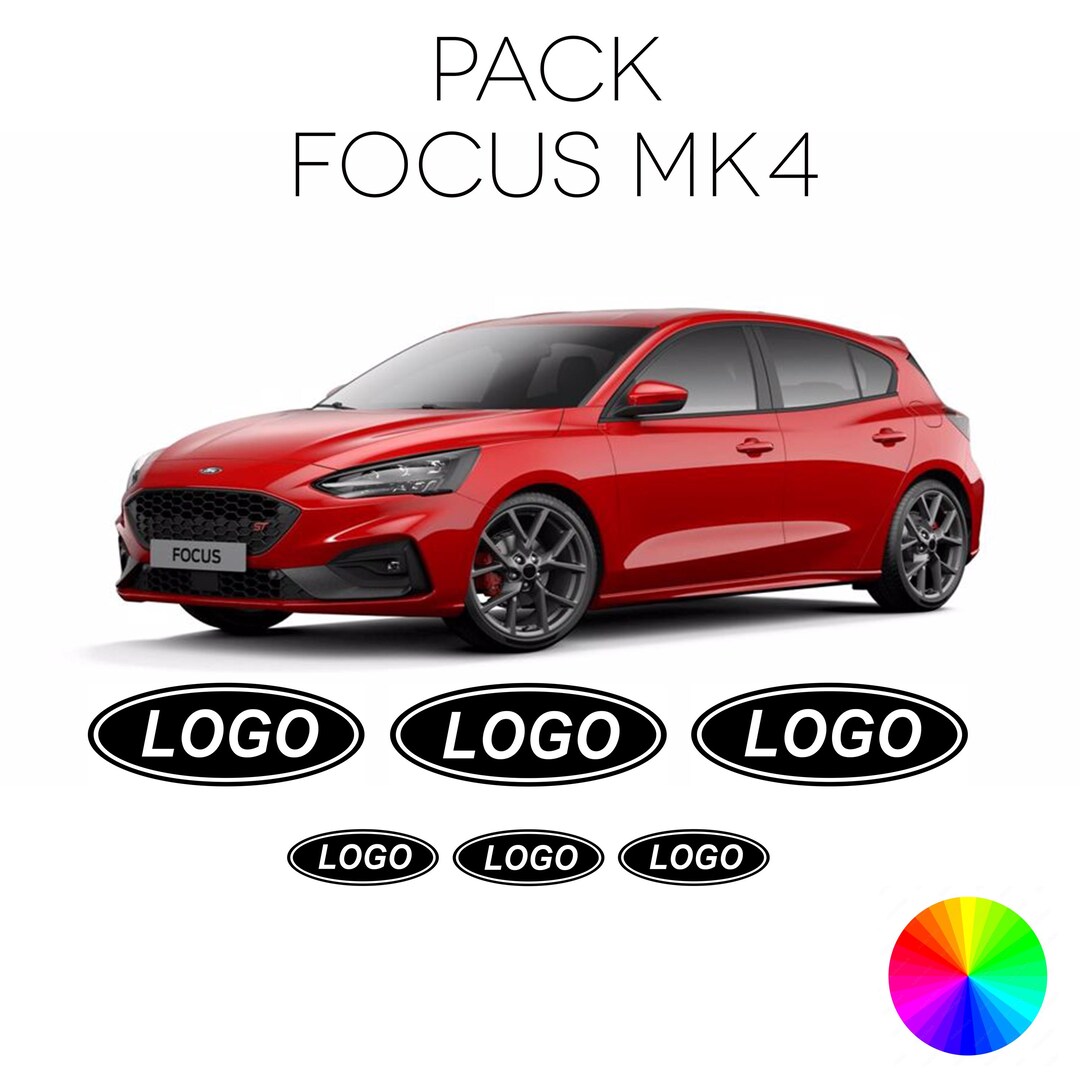 Emblem Overlay Kit, Car Vehicle Sticker, Ford Focus Mk4 Logo - Etsy