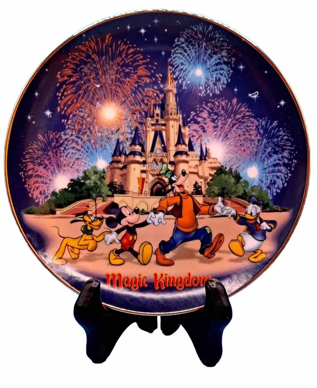 Walt Disney Magic Kingdom 2000 Collectible Plate Mickey Decorative - Etsy