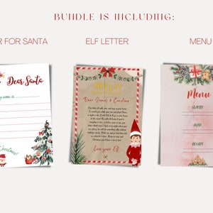 Christmas Bundle Printable, To-do List, Elf Letter, Letter for Santa ...