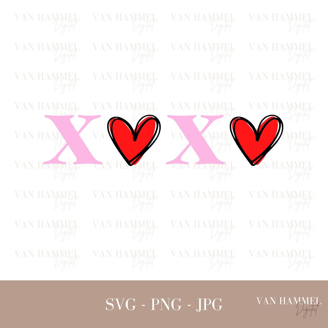 Xoxo Svg | Red Pink File | Xoxo Heart Svg | Xoxo Valentine Shirt | for ...