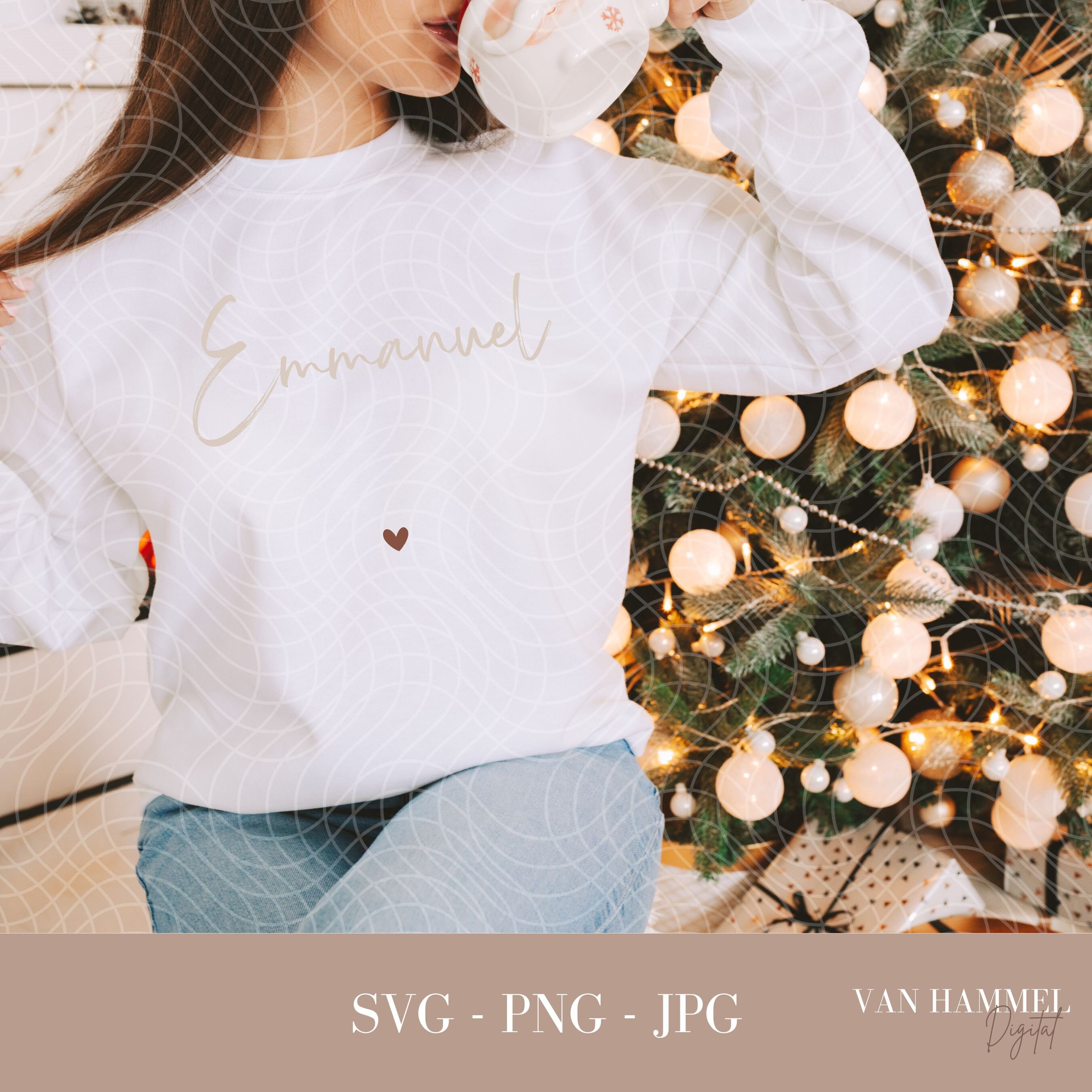 Emmanuel Svg Png Jpg for Commercial & Personal Use Digital - Etsy