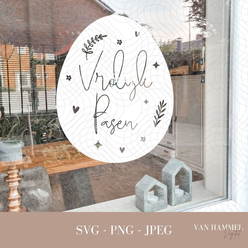 Vrolijk Pasen Paasei SVG PNG JPEG Snijbestand Silhouette - Etsy