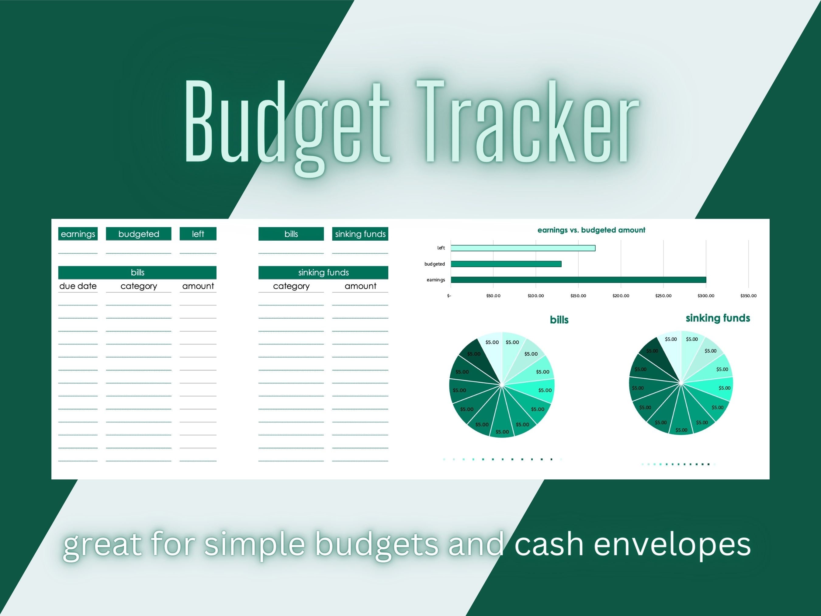 Modèle de suivi budgétaire sur Excel pour les budgets simples - Etsy France Modèle de suivi budgétaire sur Excel pour les budgets simples - Etsy France