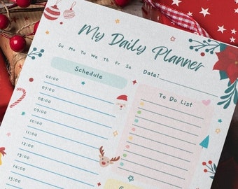Christmas Day Planner Printable, Christmas Planner, Holiday Planner ...