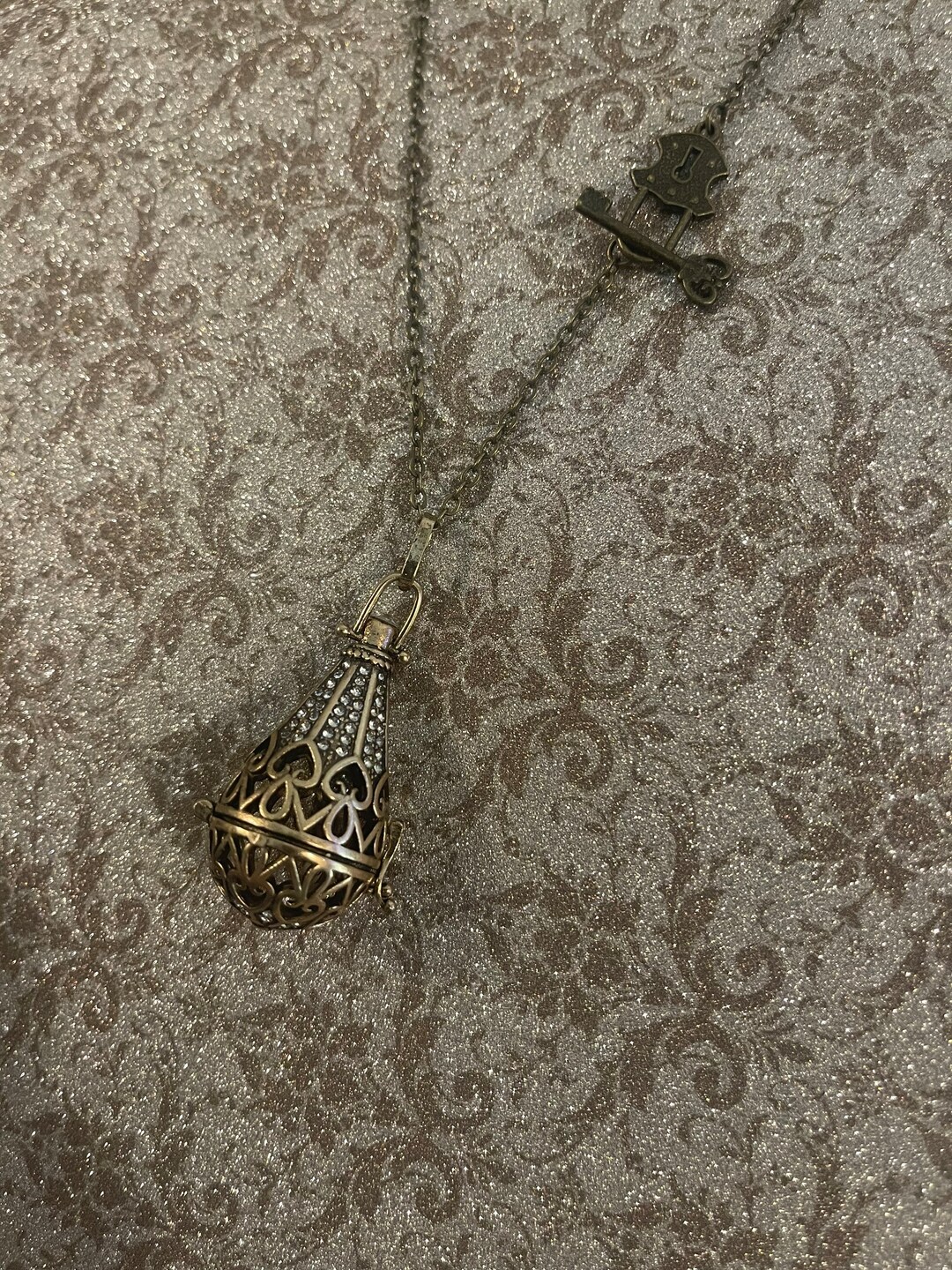 Teardrop Locket Necklace - Etsy