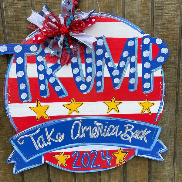 Wooden Trump Door Hanger - Etsy