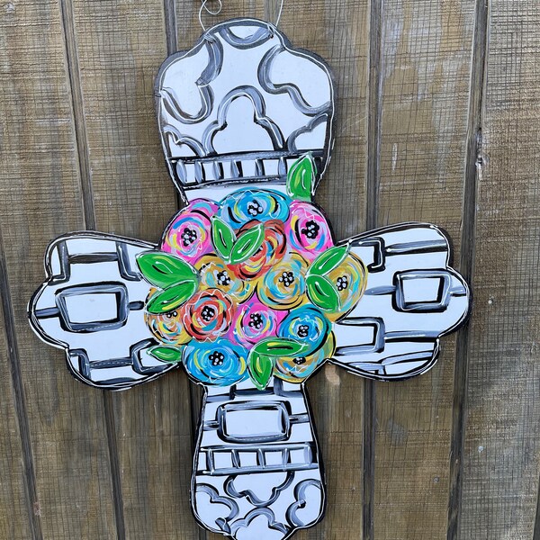 Cross Door Hanger - Etsy