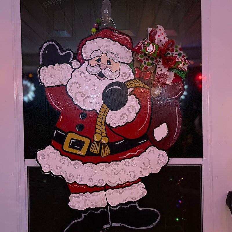 Santa Door - Etsy