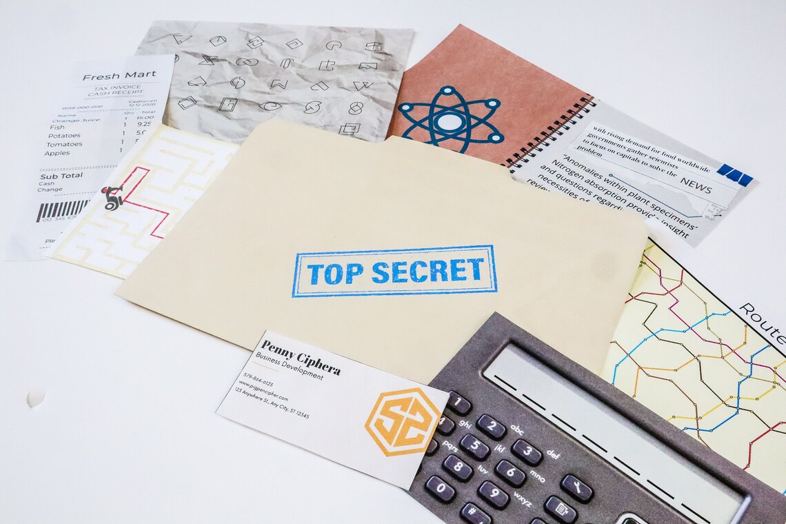 Escape Room Game Printable Spy Undercover Mission Escape - Etsy