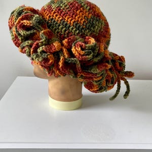 Crochet Fall Ruffle Hat (heavy Ruffles) | Crochet Bucket Hat | Crochet ...
