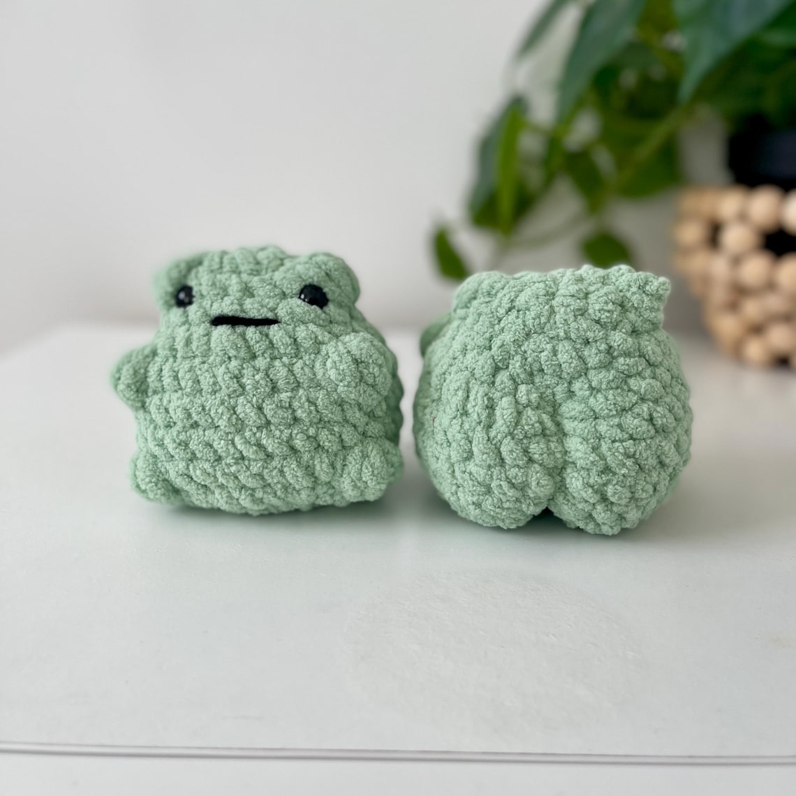 Crochet Cheeky Frog Plushie Crochet Plushie Amigurumi - Etsy