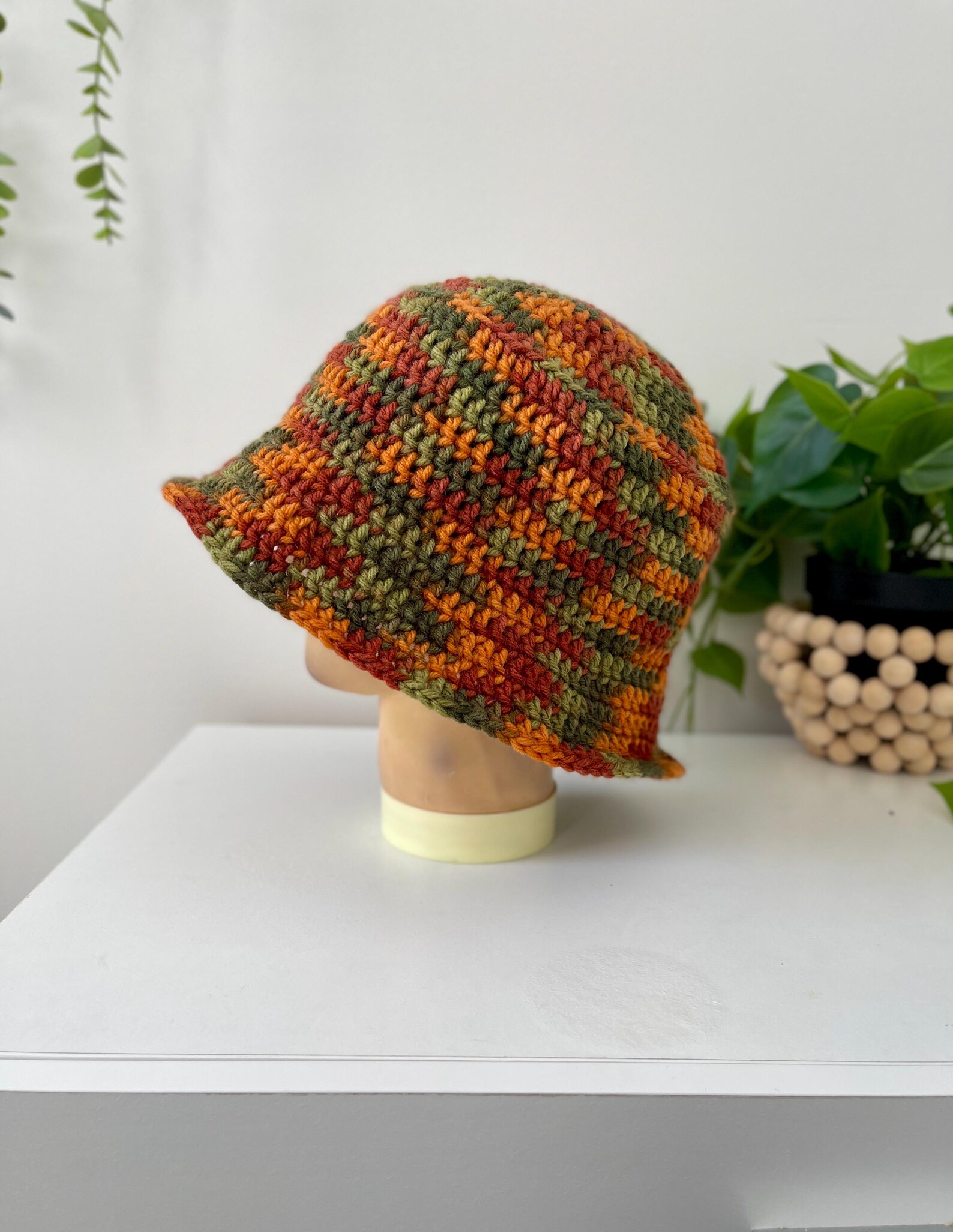 Crochet Fall Bucket Hat | Crochet Hat | - Etsy