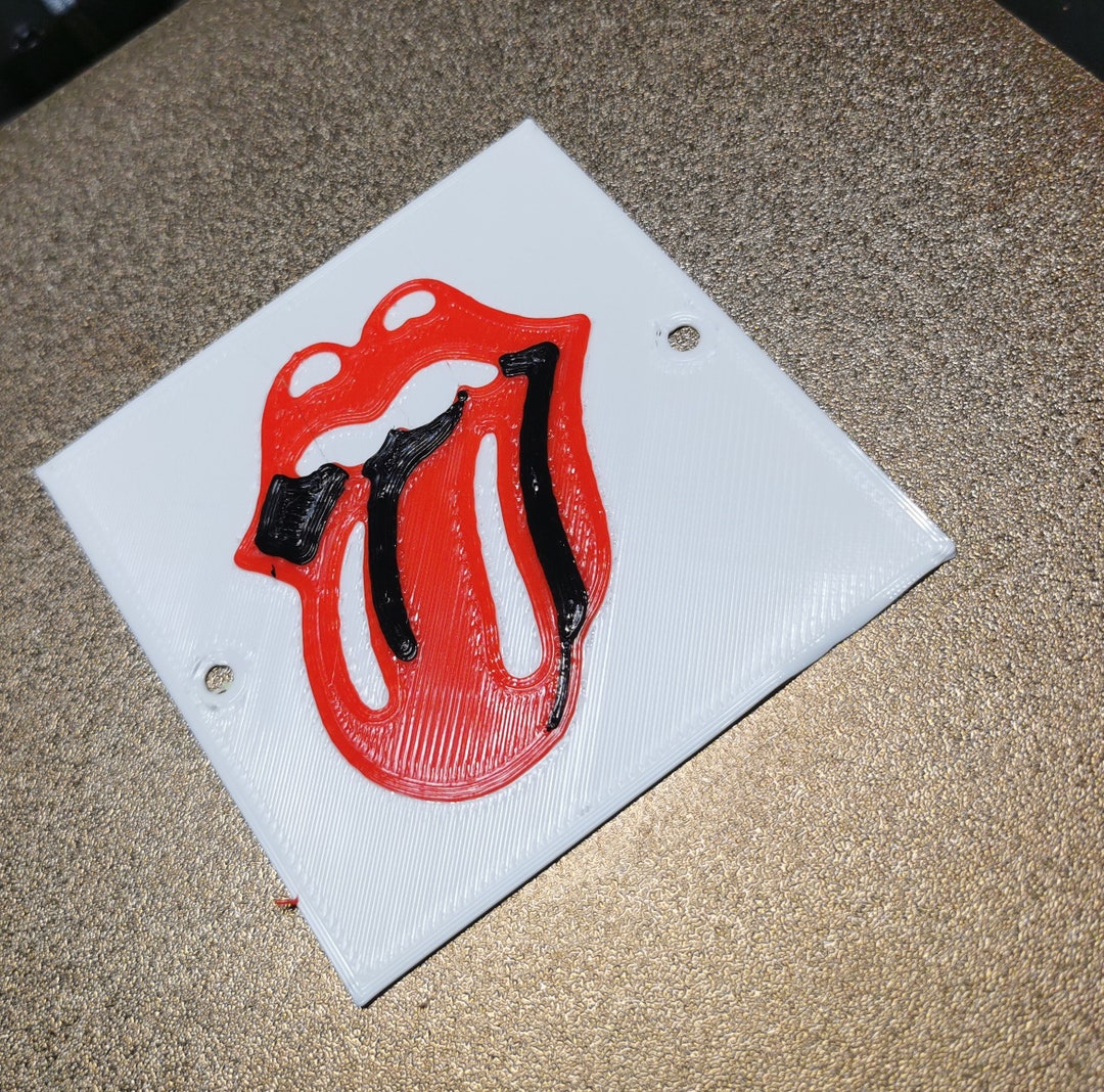 The Rolling Stones Band Logo STL File - Etsy