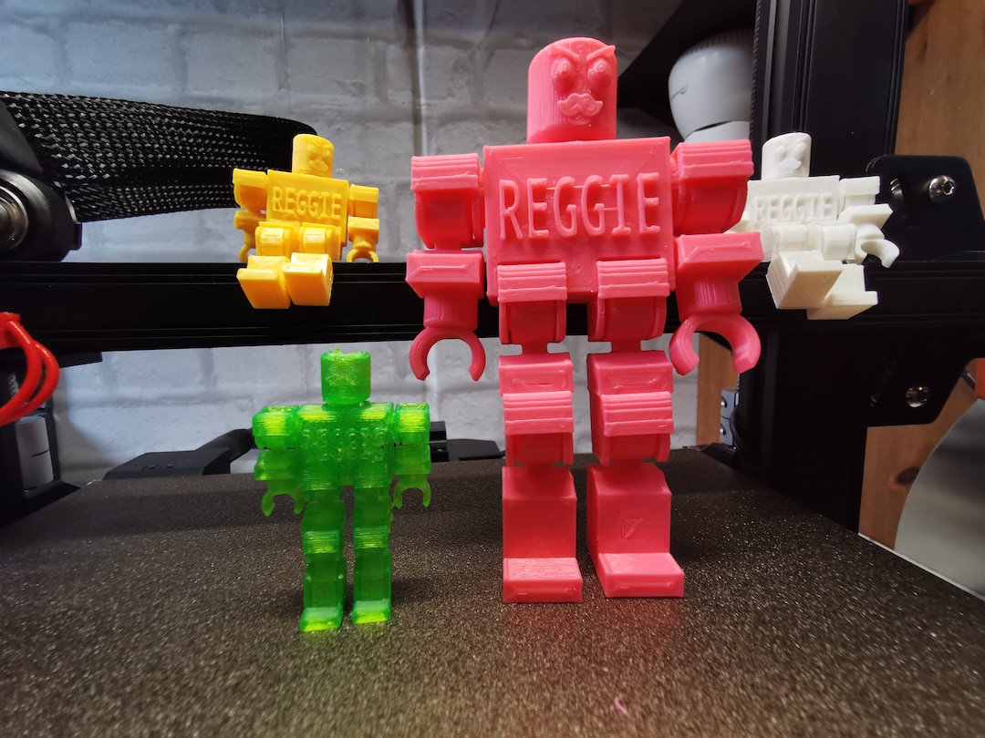 Reggie the Robot the Fully Jointed Fidget Toy Robot - Etsy