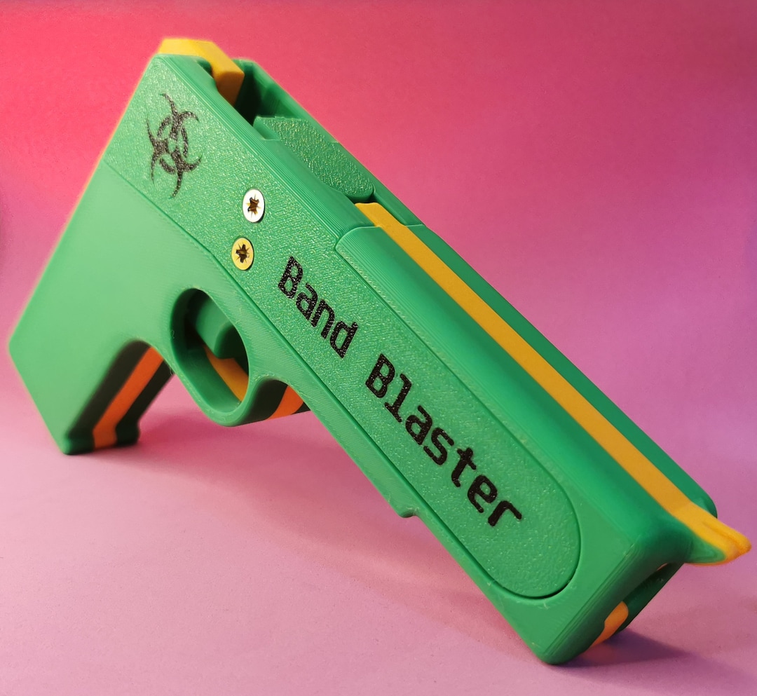 7 Shot Band Blaster - STL File for 3D Printing - *COMMERCIAL LICENCE ...