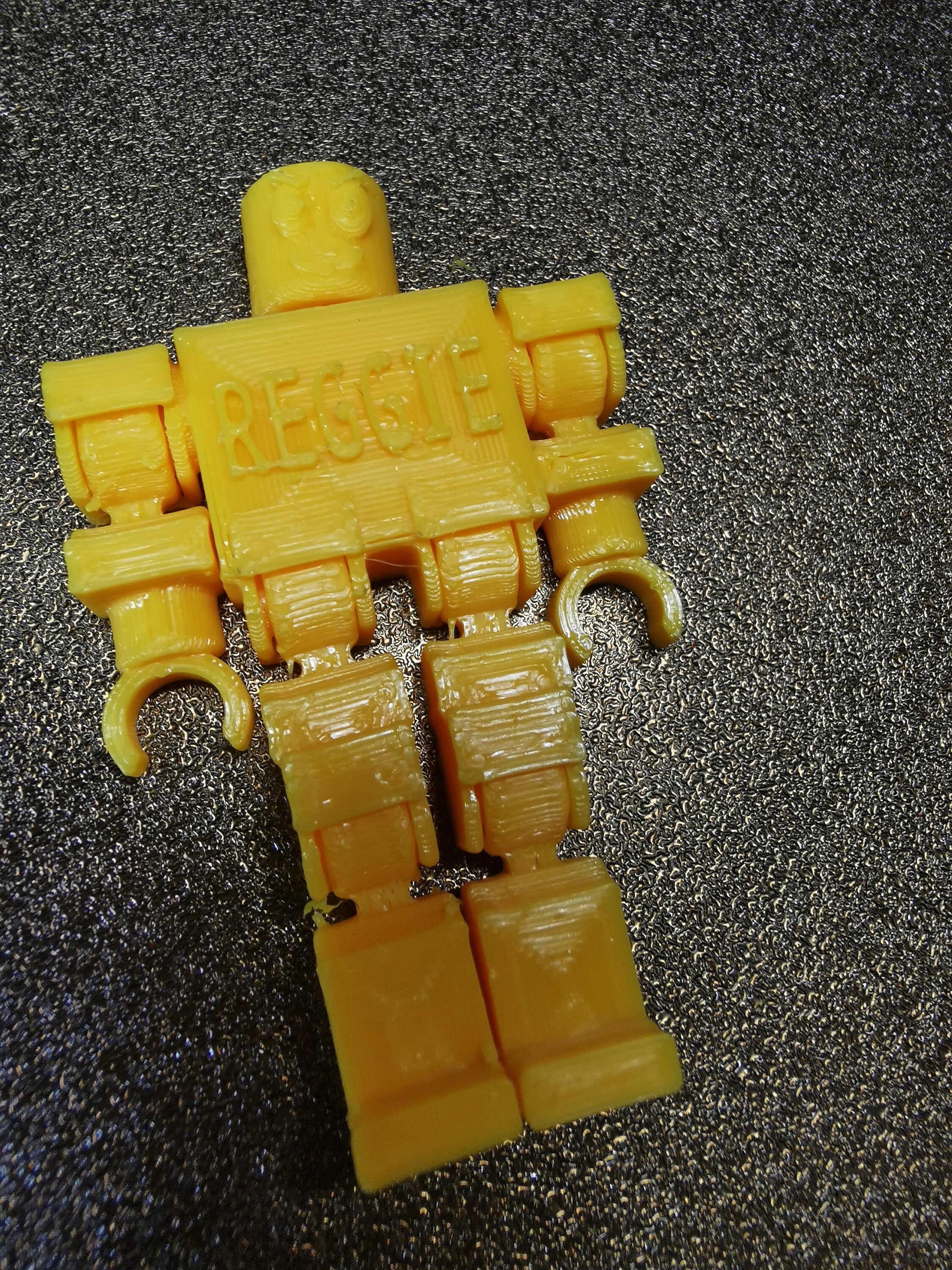 Reggie the Robot the Fully Jointed Fidget Toy Robot - Etsy