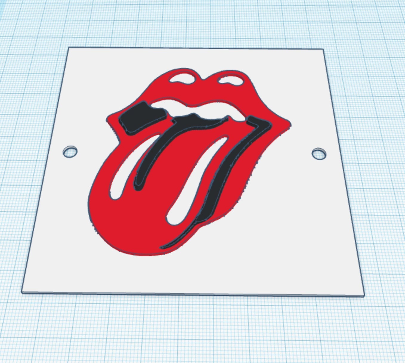 The Rolling Stones Band Logo STL File - Etsy