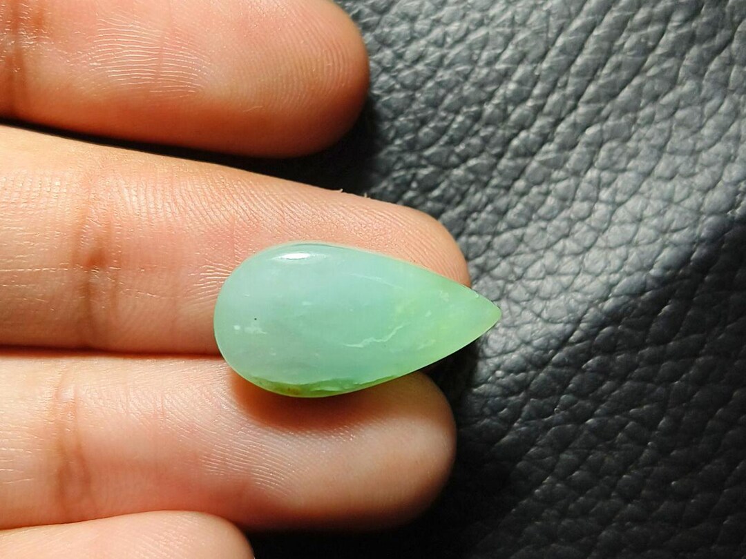 Peruvian Opal Pear Cabochon: Handmade Loose Gemstone (20x11x5 Mm, 7 CT ...