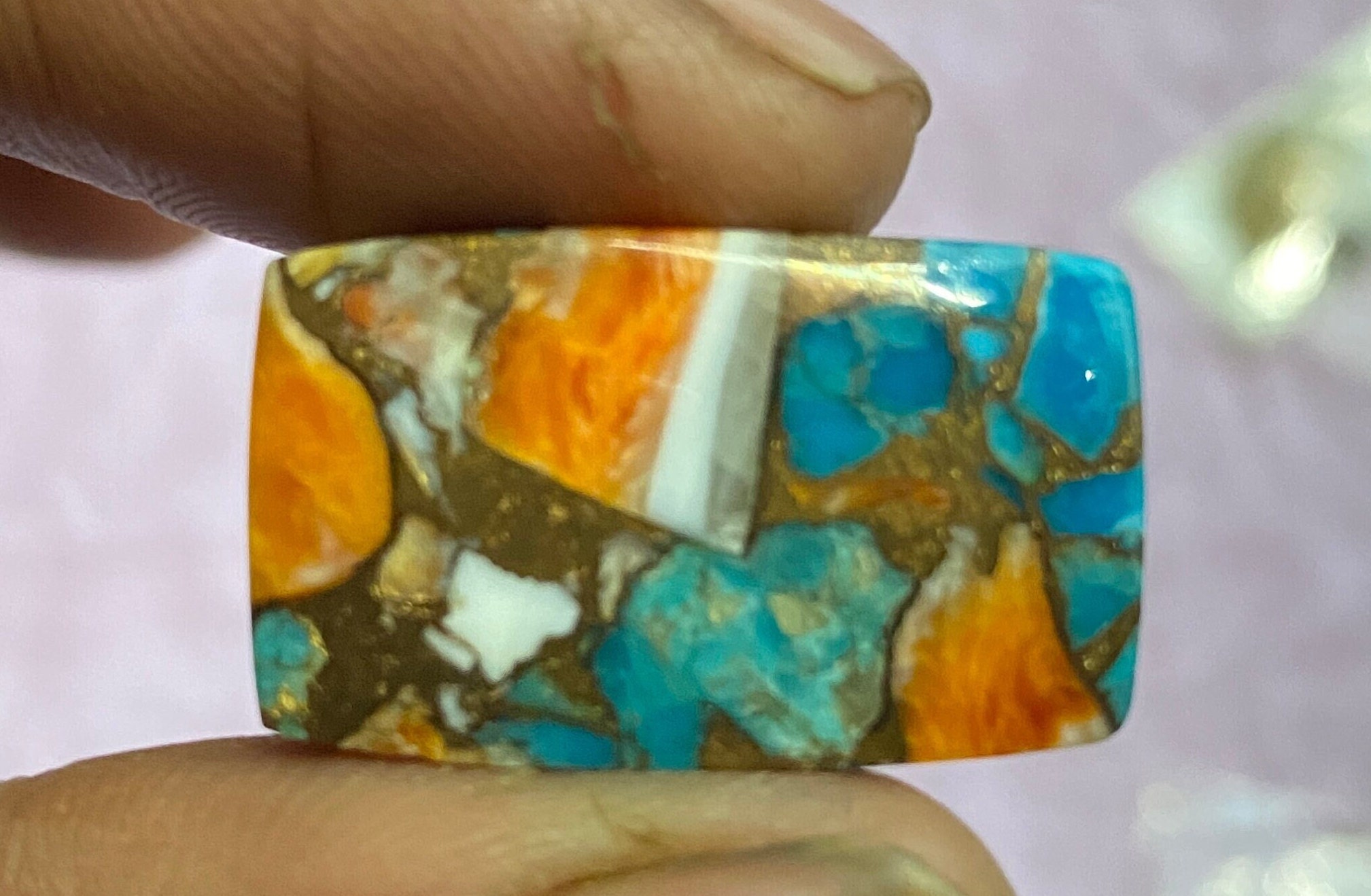 Superior Spiny Oyster Copper Turquoise Stone Oyster Copper Turquoise ...