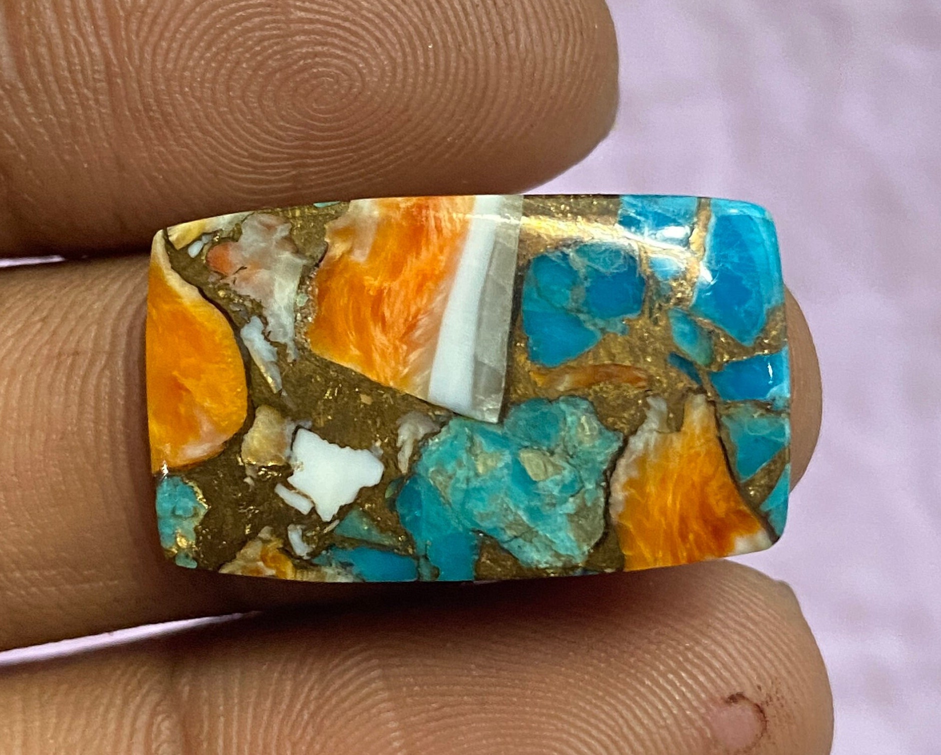 Superior Spiny Oyster Copper Turquoise Stone Oyster Copper Turquoise ...