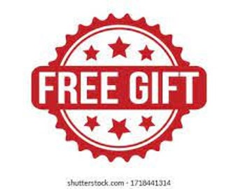 Free Gift With Every Order - Etsy