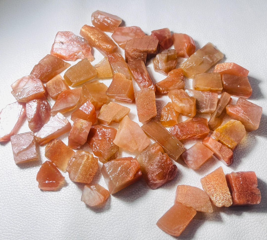 Natural Sunstone Rough, Sunstone Raw Loose Gemstone, Making for All ...