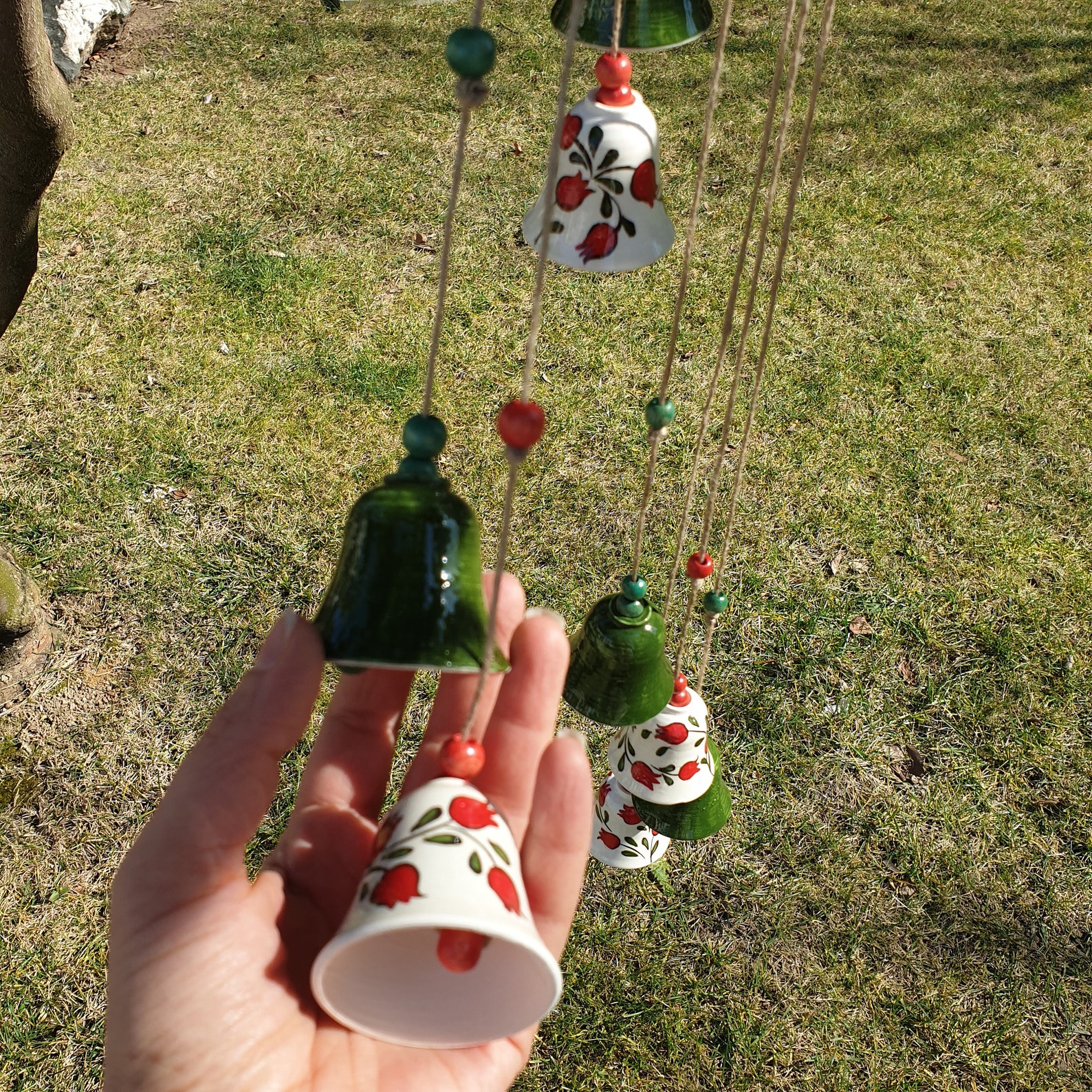 Hanging Bells, Memorial Wind Chimes,garden Decoration, Balcony Decor ...