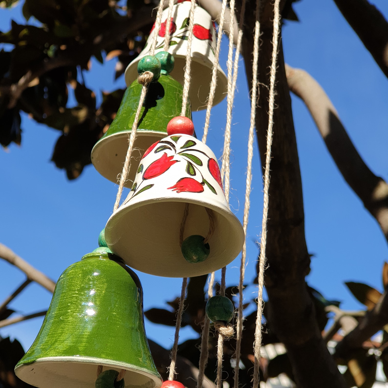 Hanging Bells, Memorial Wind Chimes,garden Decoration, Balcony Decor ...