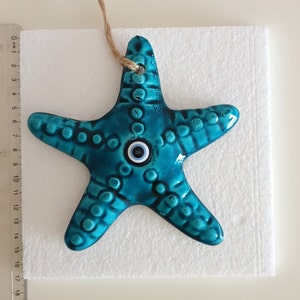 Sea Life Ceramic Wall Decor, Hand Painted Ceramic Front Door Decor ...
