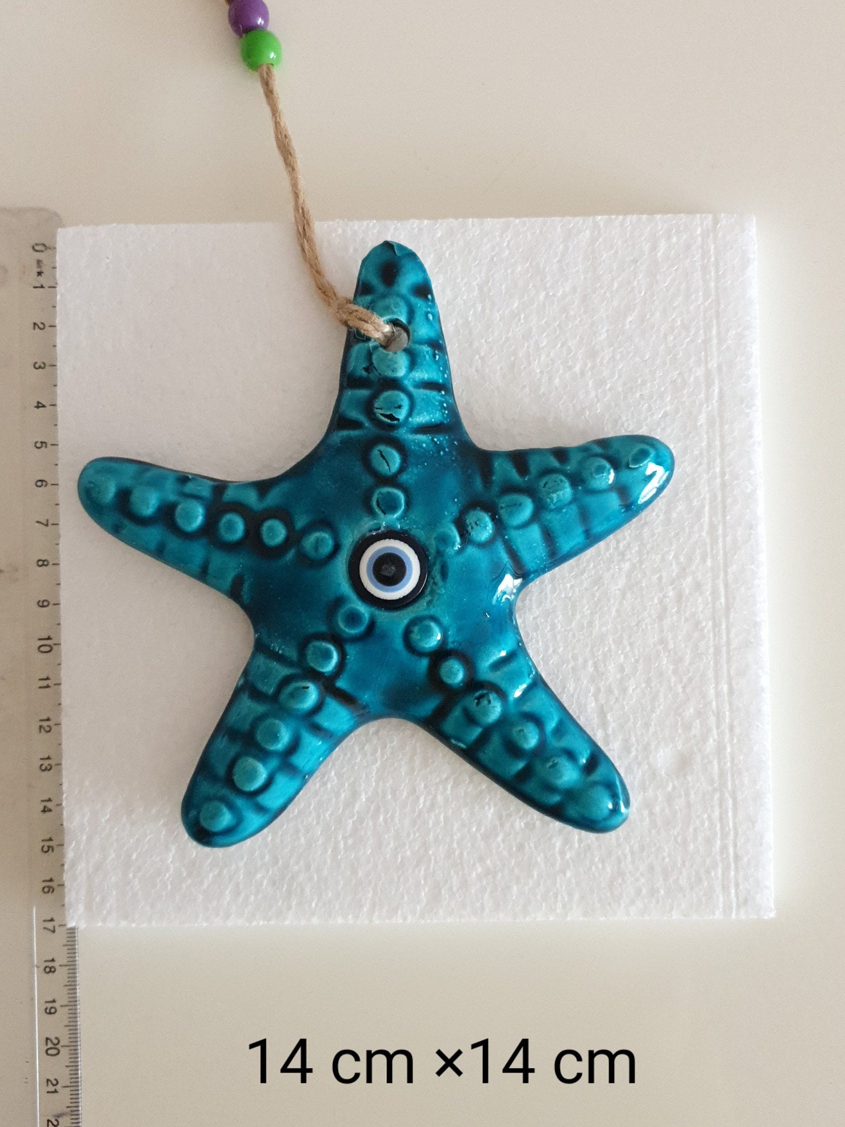 Sea Life Ceramic Wall Decor Hand Painted Ceramic Front Door - Etsy