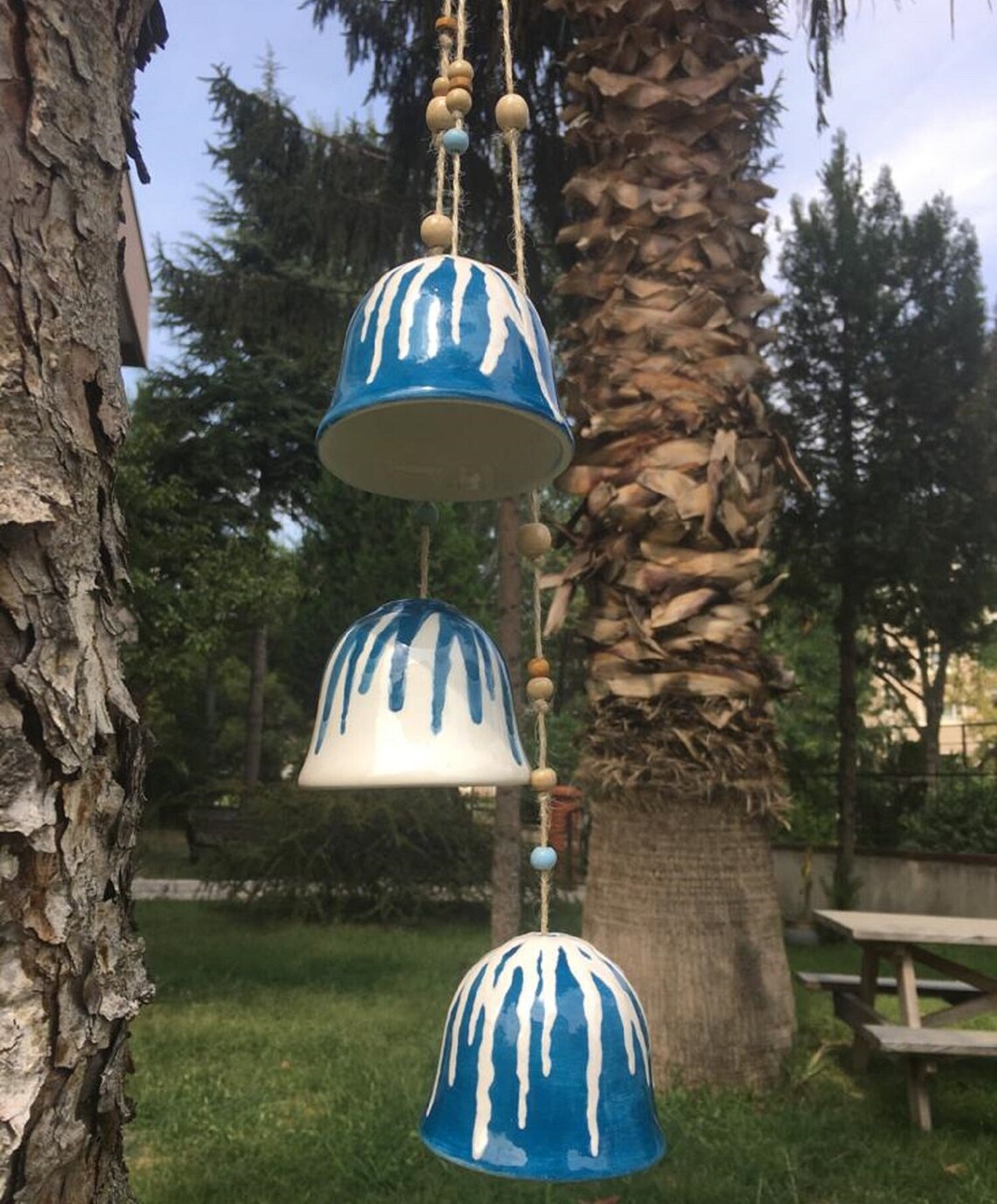 Hanging Bells, Memorial Wind Chimes,garden Decoration, Balcony Decor ...