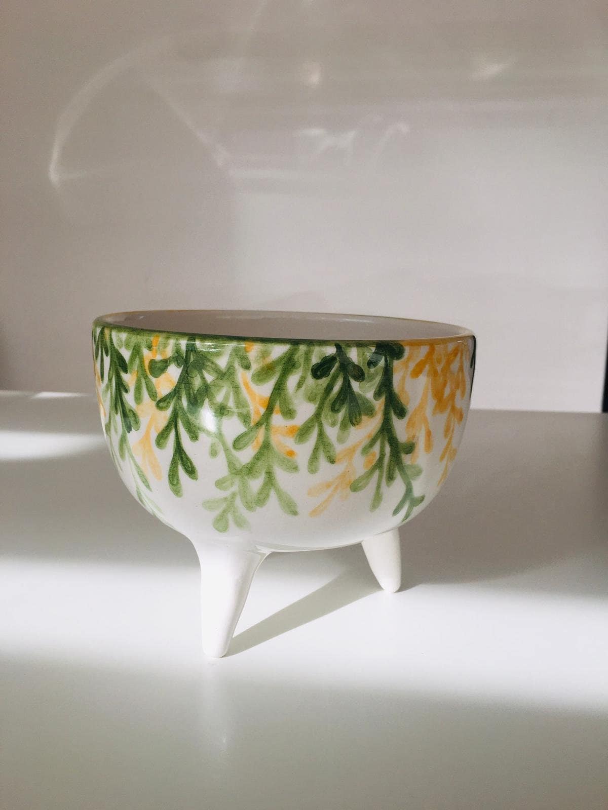 Hand Painted Ceramic Pot, Cute Ceramic Planter, Ceramic Flower Pot ...