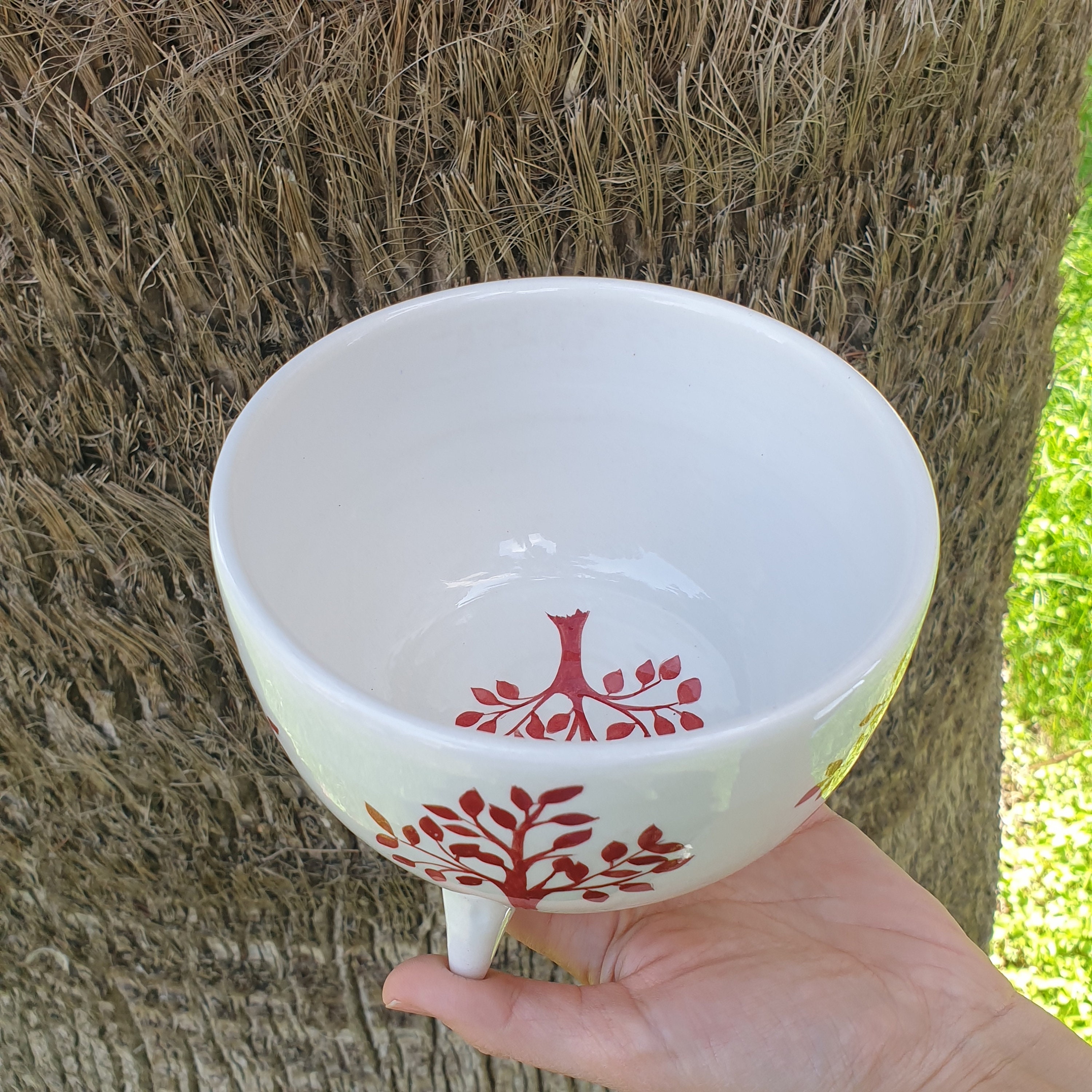 Sound of Trees Ceramic Pot, Cute Ceramic Planter, Ceramic Flower Pot ...