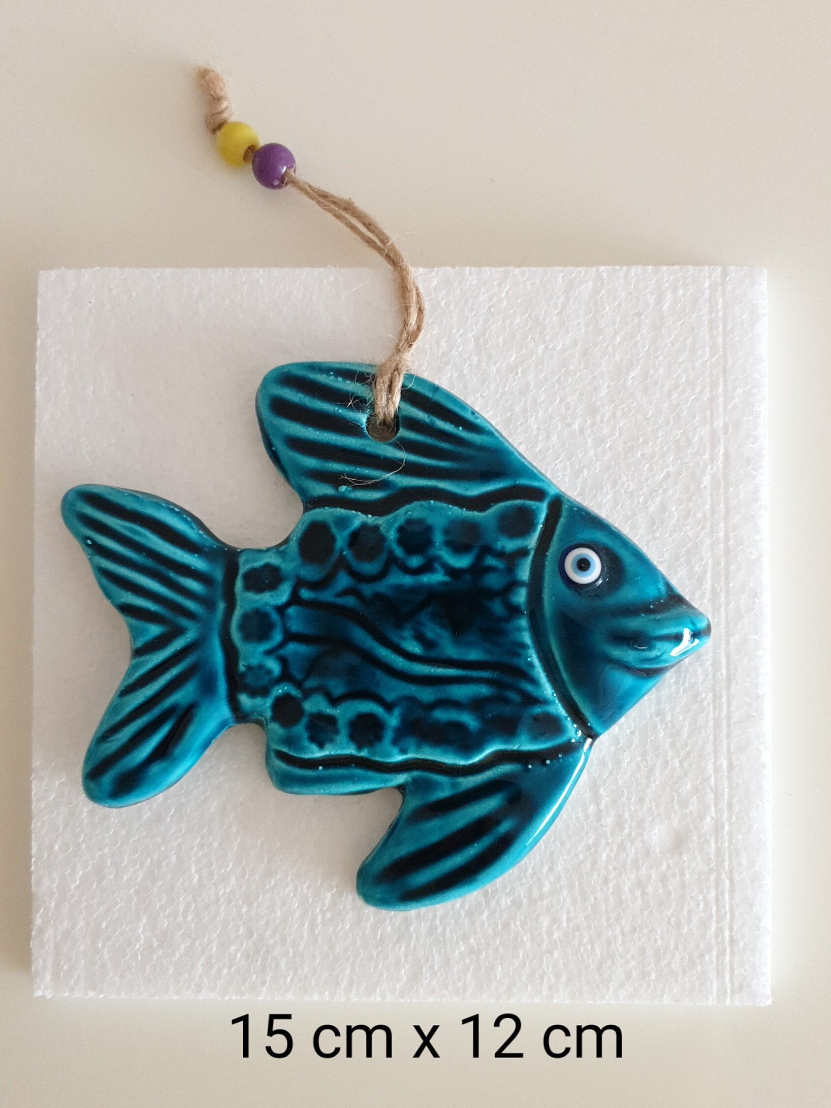 Sea Life Ceramic Wall Decor Hand Painted Ceramic Front Door - Etsy