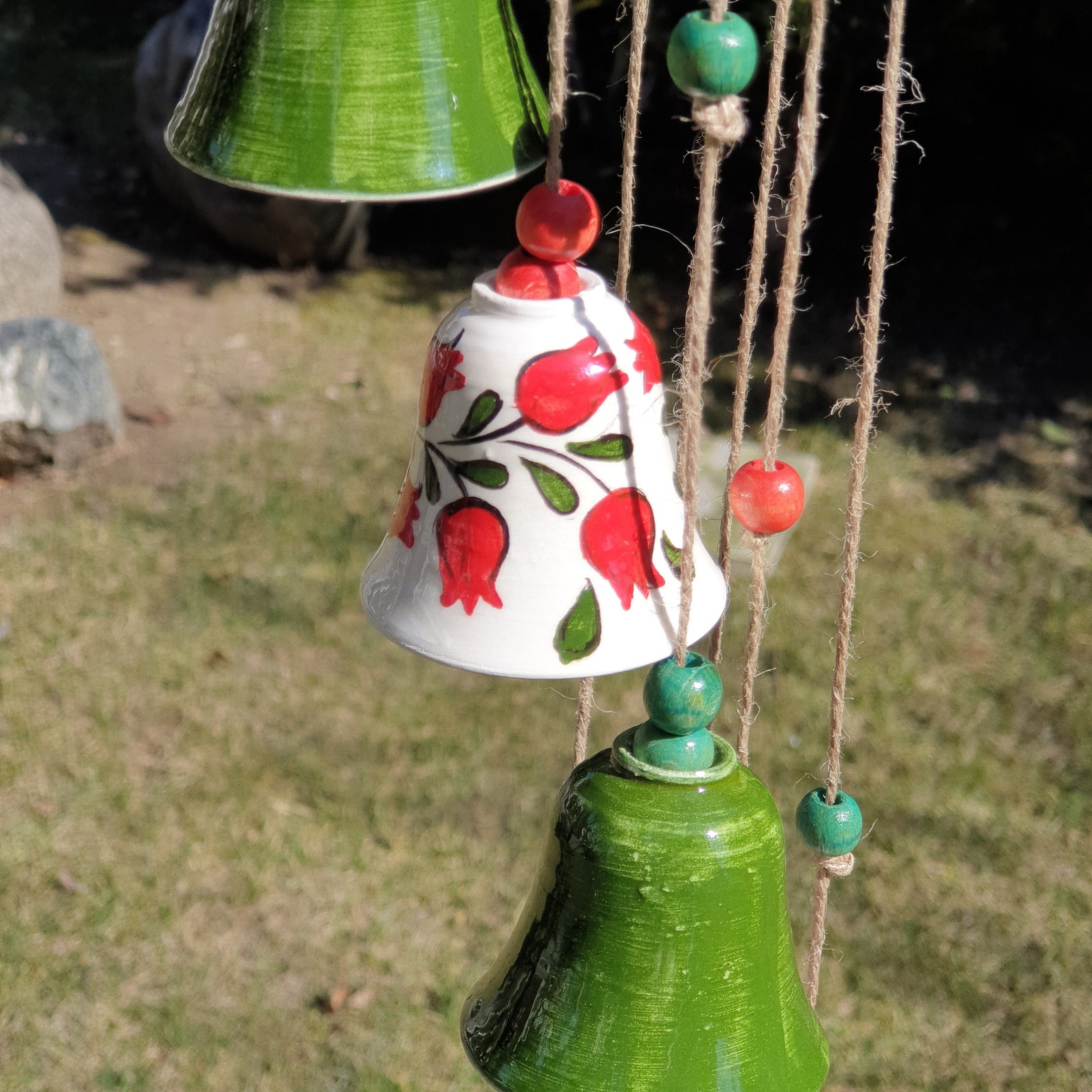 Hanging Bells, Memorial Wind Chimes,garden Decoration, Balcony Decor ...