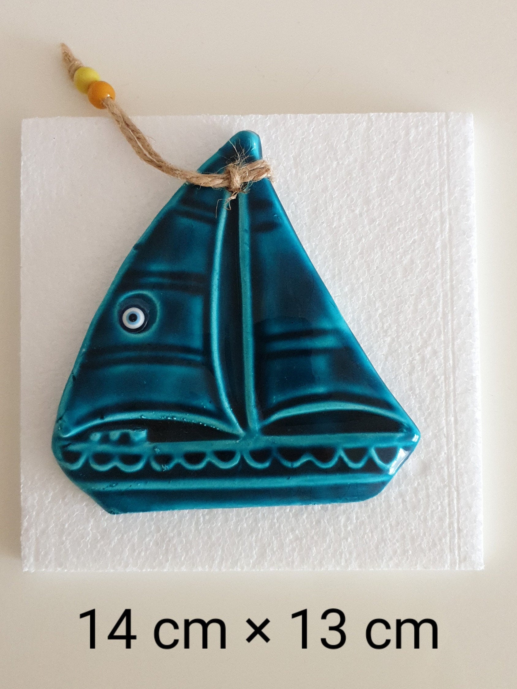 Sea Life Ceramic Wall Decor Hand Painted Ceramic Front Door - Etsy