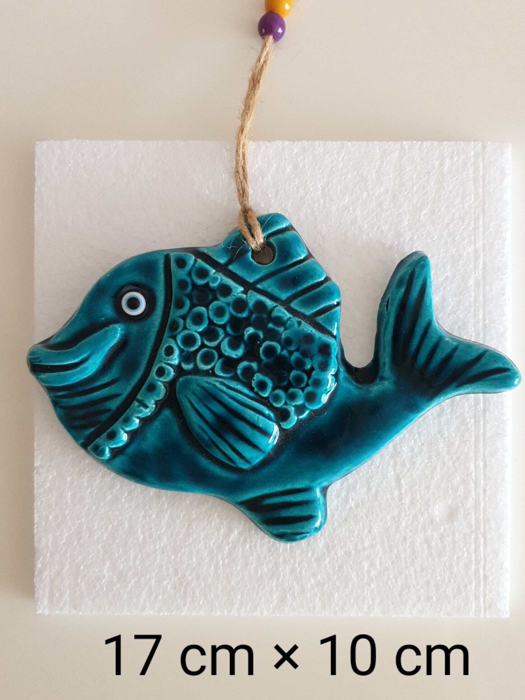 Sea Life Ceramic Wall Decor Hand Painted Ceramic Front Door - Etsy