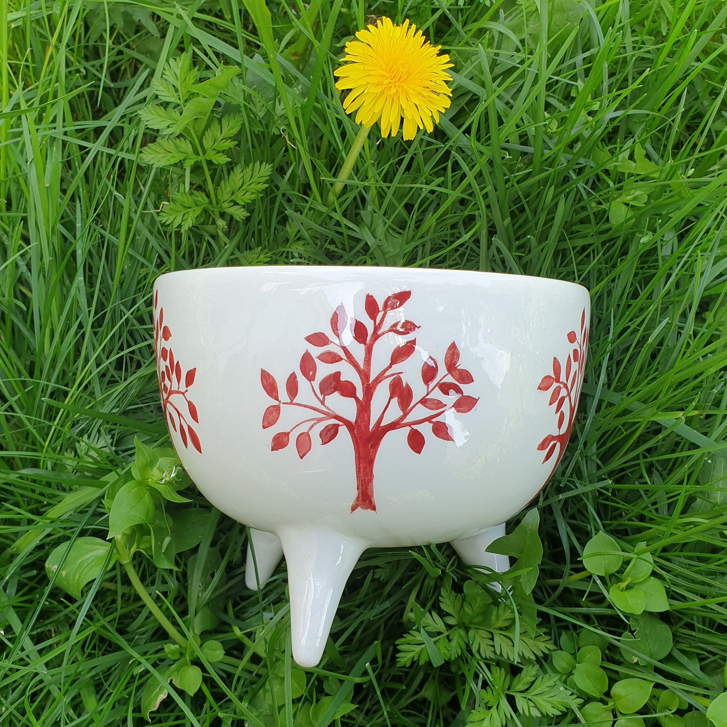 Sound of Trees Ceramic Pot Cute Ceramic Planter Ceramic - Etsy