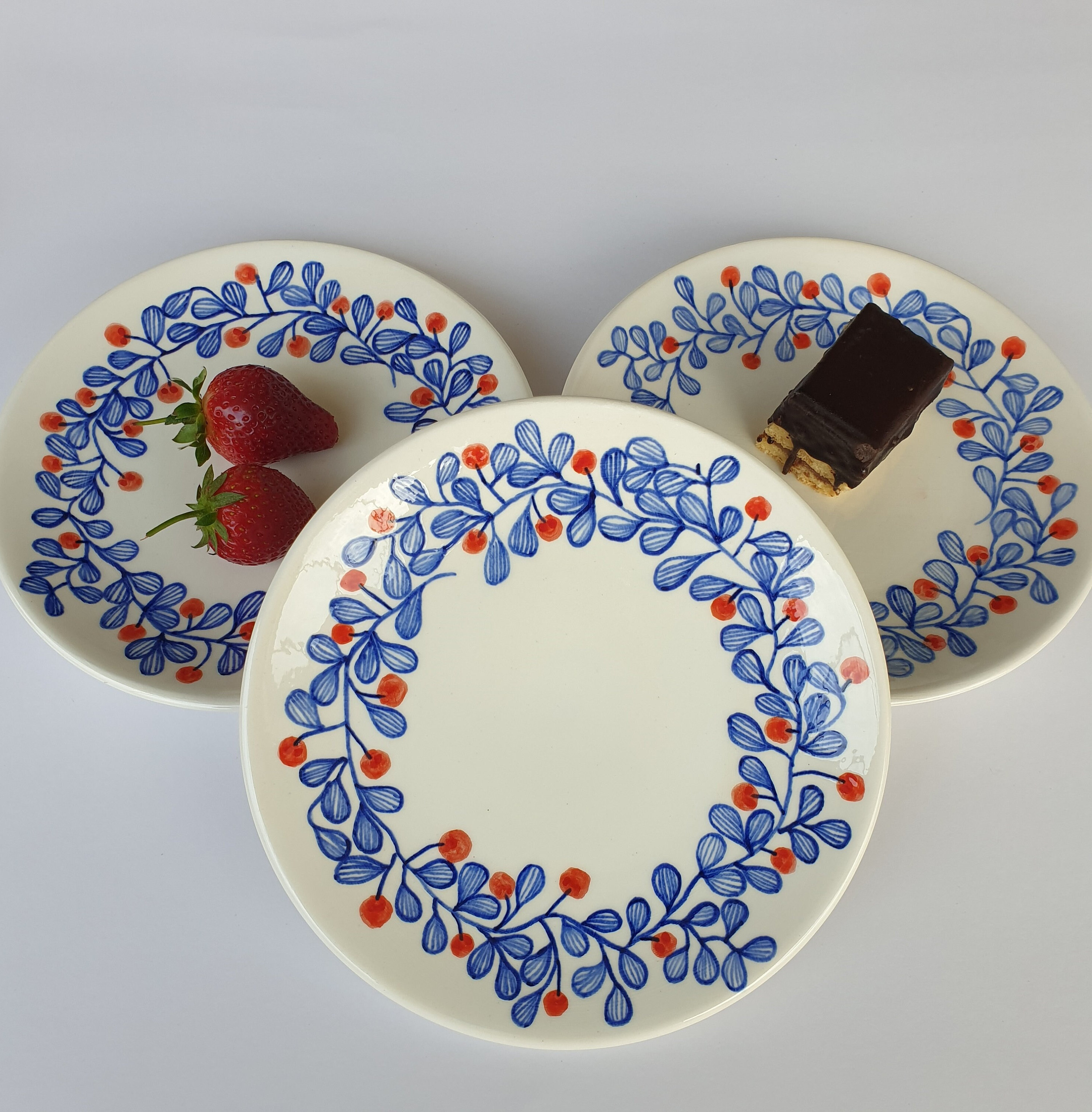 Handmade Ceramic Appetizer Plates Set,handmade Gift, Unique Gift ...