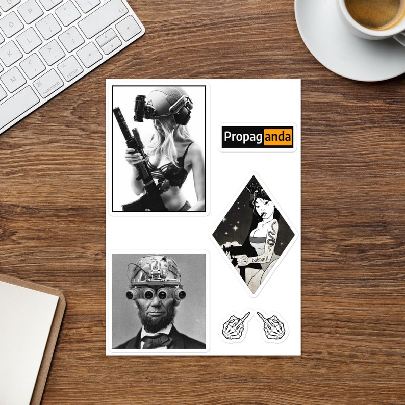 Propaganda Sticker Sheet V.1 - 5 Sticker Pack - Etsy