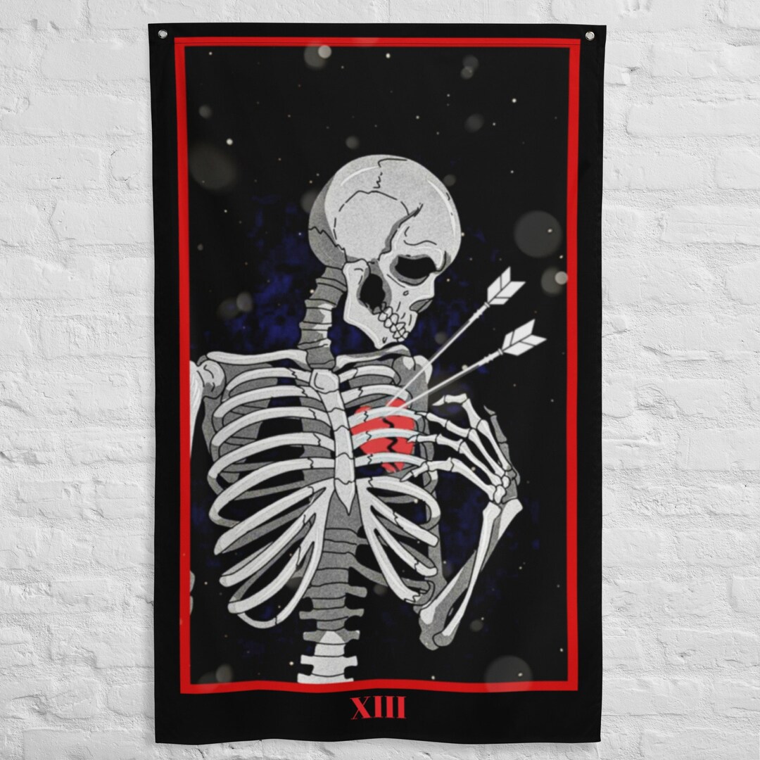 Gift for Her, Dark, Occult, Gothic, Skulls, Skeleton, Heartbreak, Wall ...