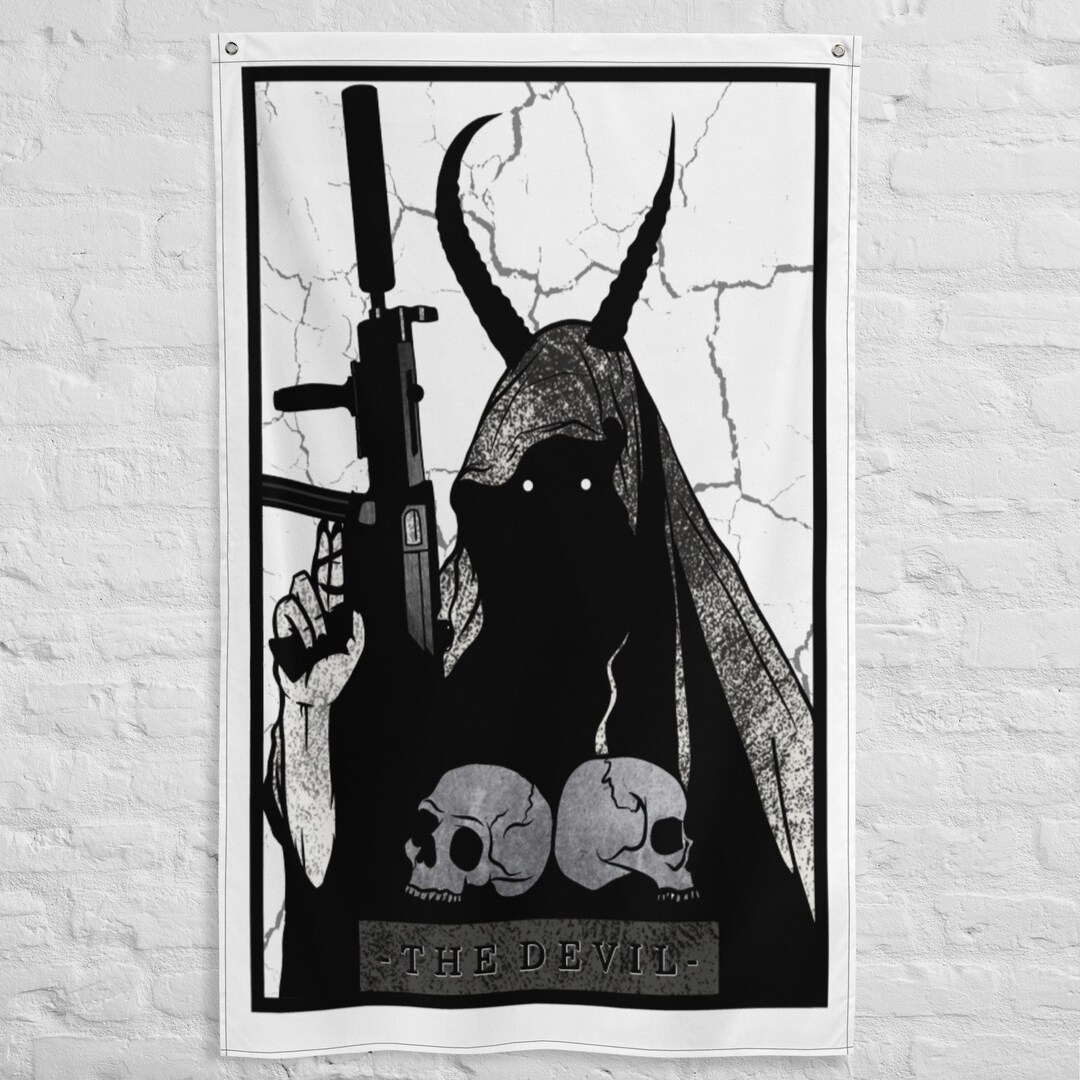 Dark, Tarot, Military Style Art, Man Cave, Wall Art, Wall Decor, the ...