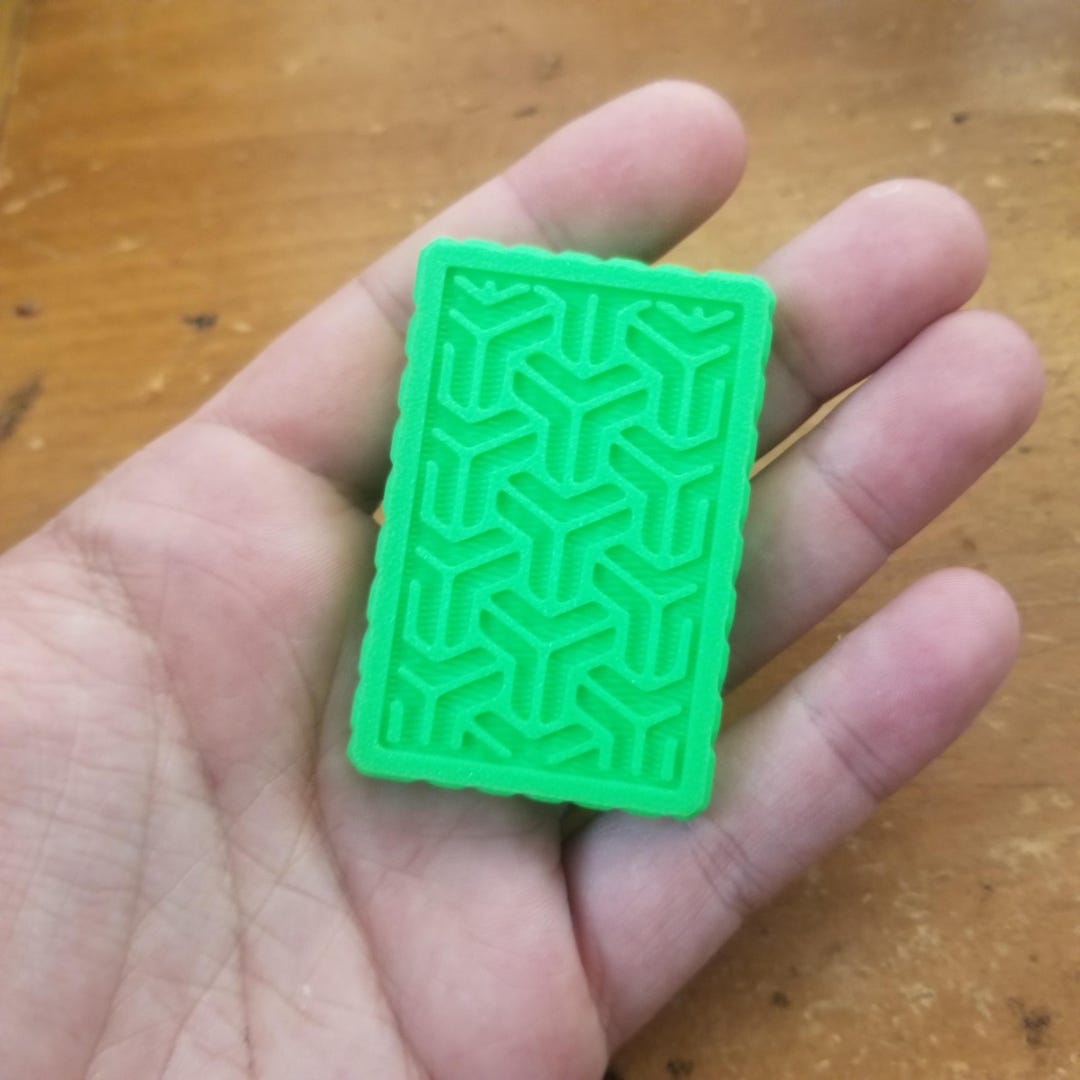 EDC Sensory Fidget Slab - Stress Relief, Worry Coin, Anxiety, ADHD ...