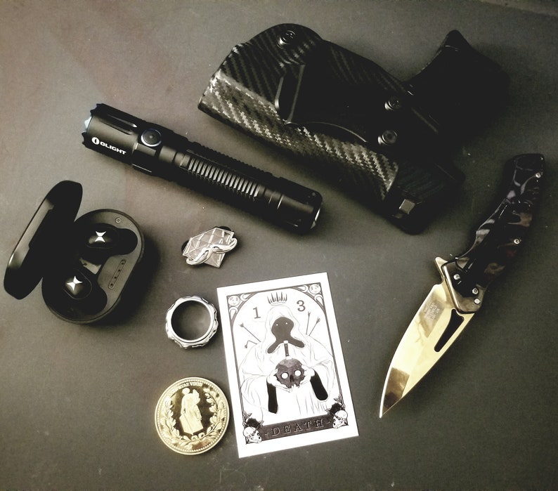 Death Tarot Card, Propaganda Design, Military Tactical Style - Etsy