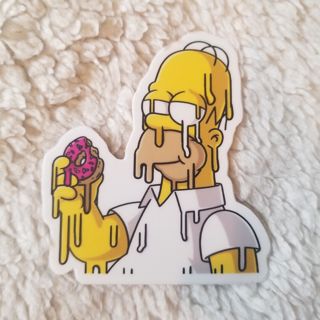 Homie Dripson - Weatherproof Outdoor Sticker, Trippy Art, Psychedelic ...