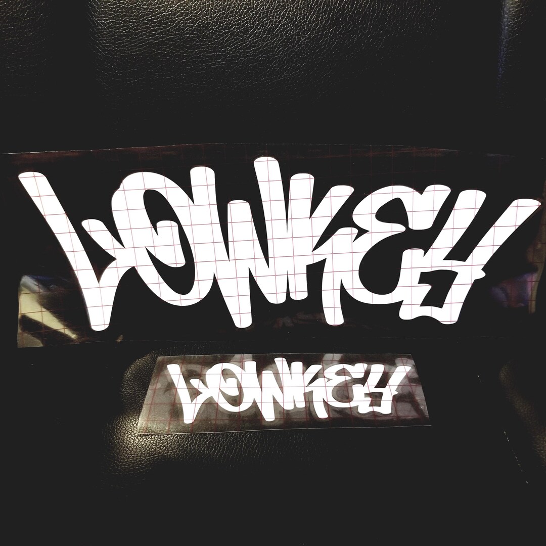 Lowkey 2 Pack Vinyl Decal Logo - Car Windshield Banner - Graffiti Style ...