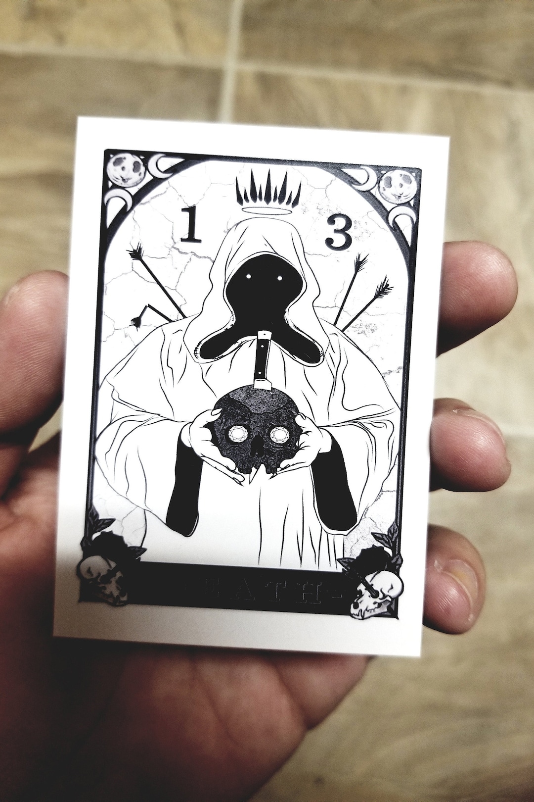 Death Tarot Card by Propaganda, Dark Tarot Cards, Military Tactical ...