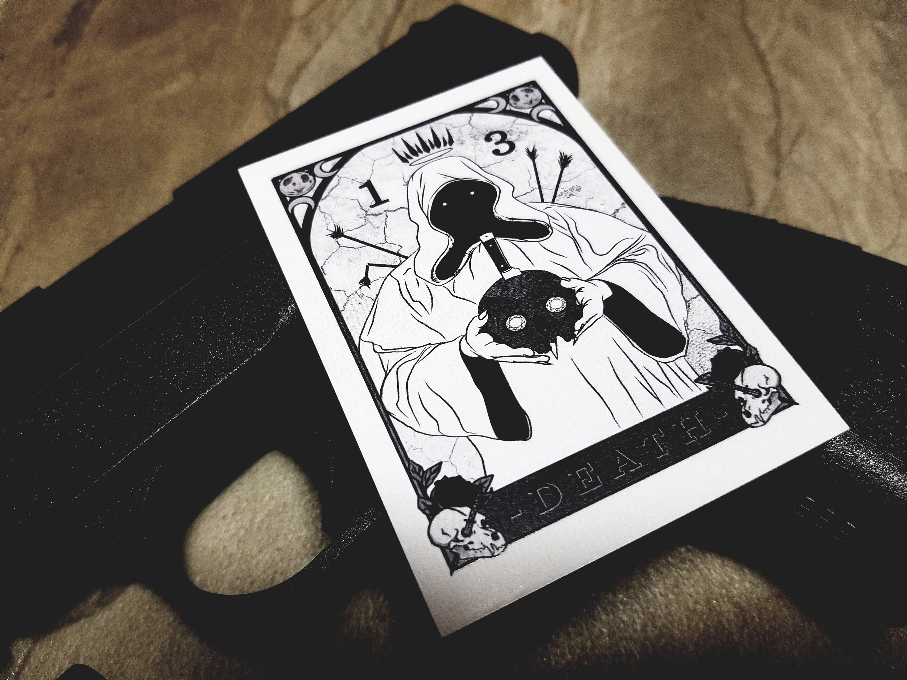 Death Tarot Card by Propaganda, Dark Tarot Cards, Military Tactical ...
